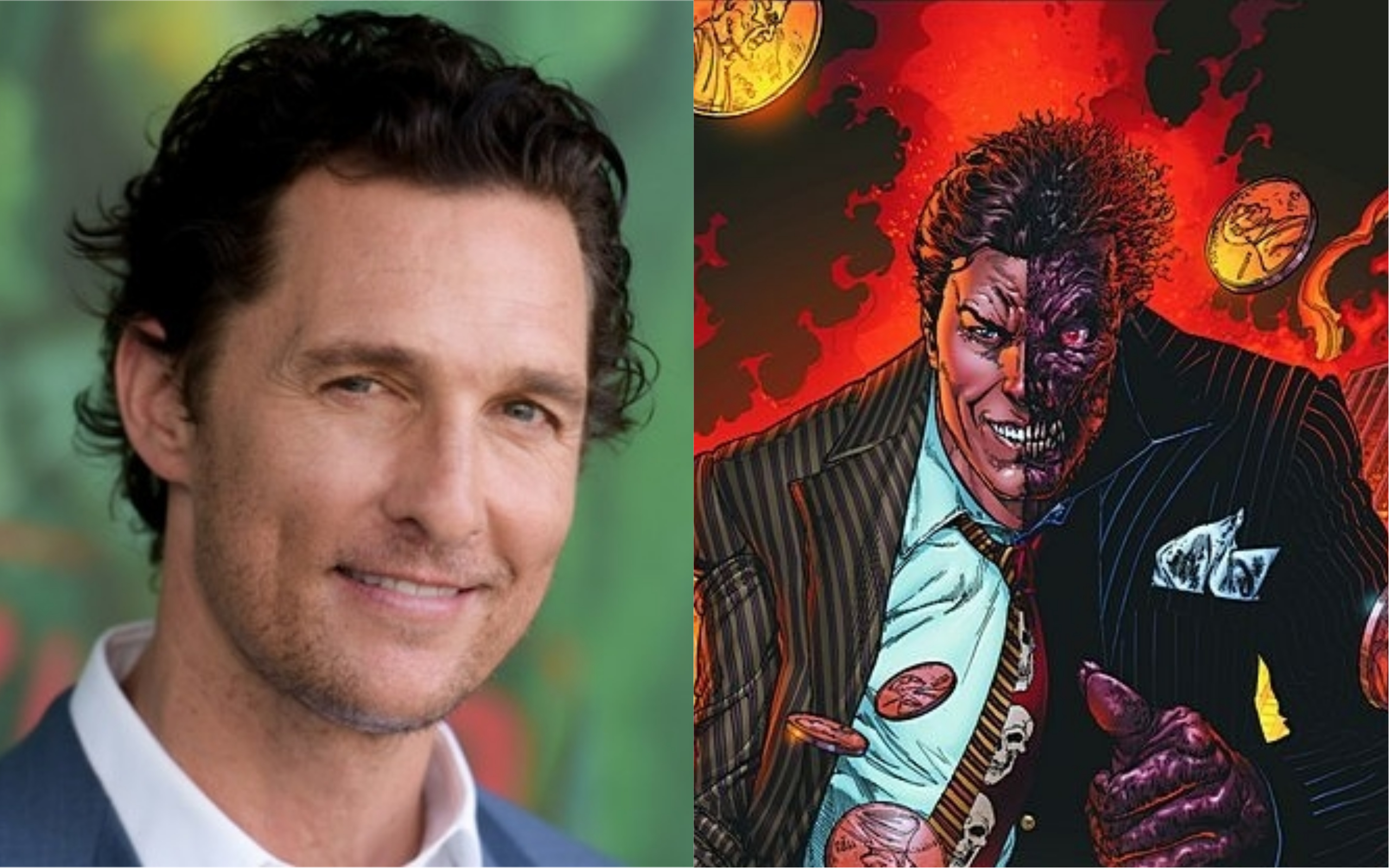 Matthew McConaughey podría ser Two Face en The Batman - Tomatazos