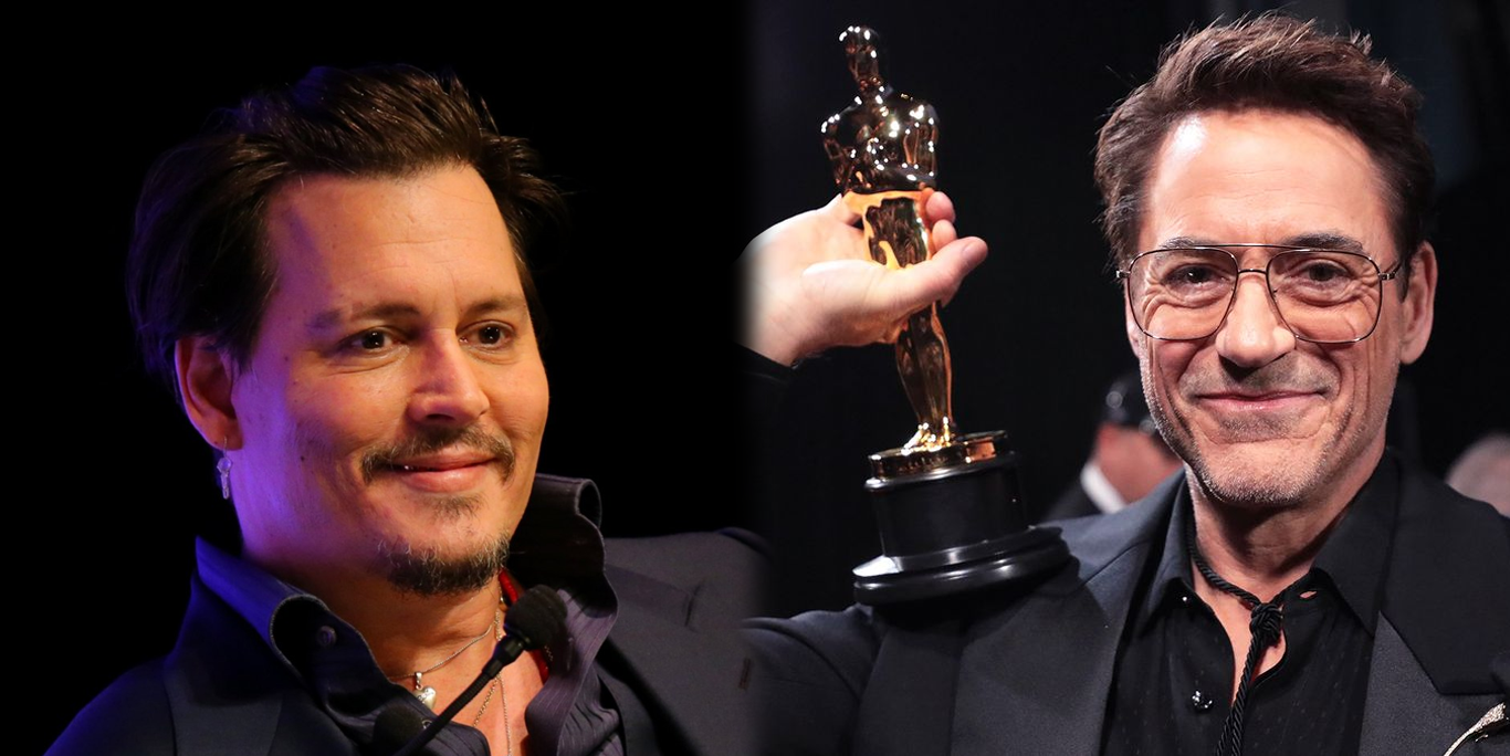 Johnny Depp felicita a su amigo Robert Downey Jr. por su Oscar con un conmovedor mensaje - Tomatazos